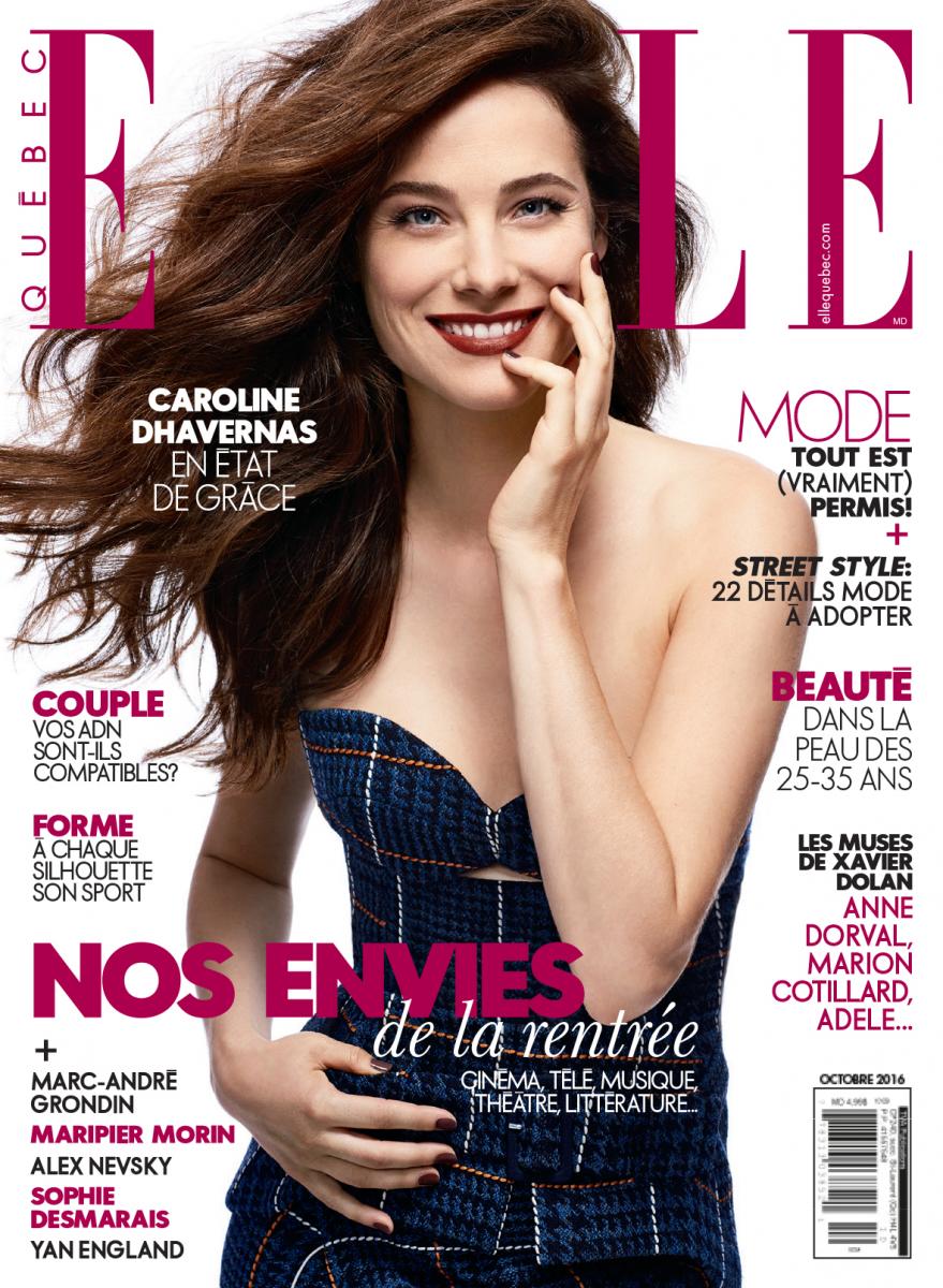 CAROLINE DHAVERNAS // NICOLAS BLANCHET // ELLE QUEBEC | Folio Management