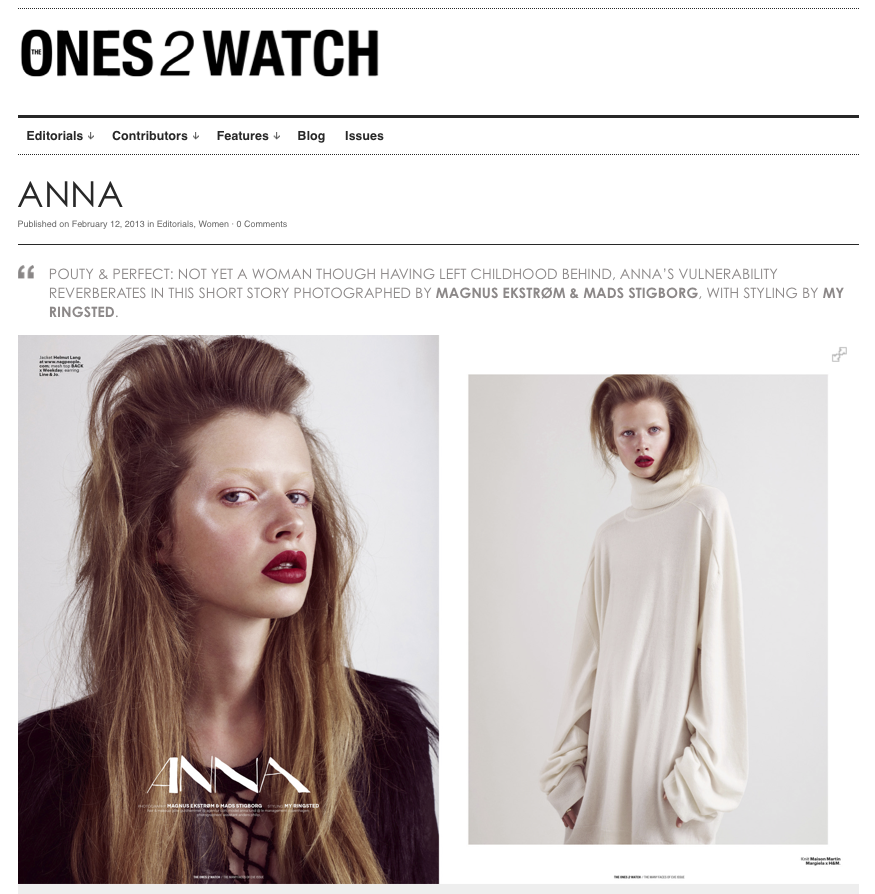 ANNA L is the one to watch! | Folio Management